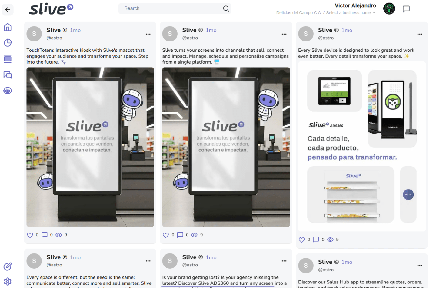Súmate a Slive, la red social que conecta personas, procesos y datos a ...